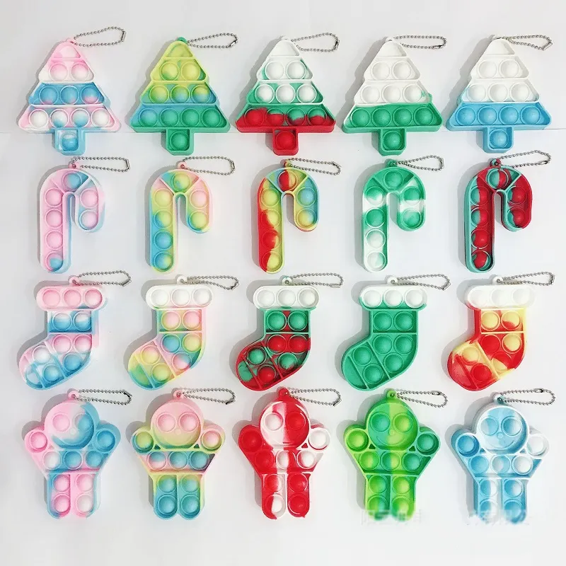 Mini Christmas Fidget Toy Keychain Simple Dimple... From Security11, $0 ...