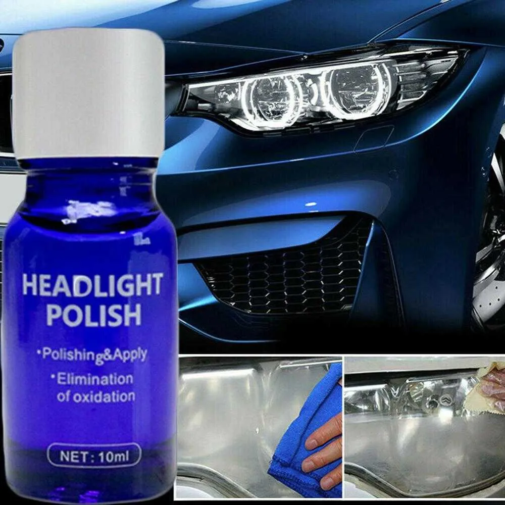 Headlight Restorer Kit: 9H Hardness Lens Repair Liquid Polish - Car ...