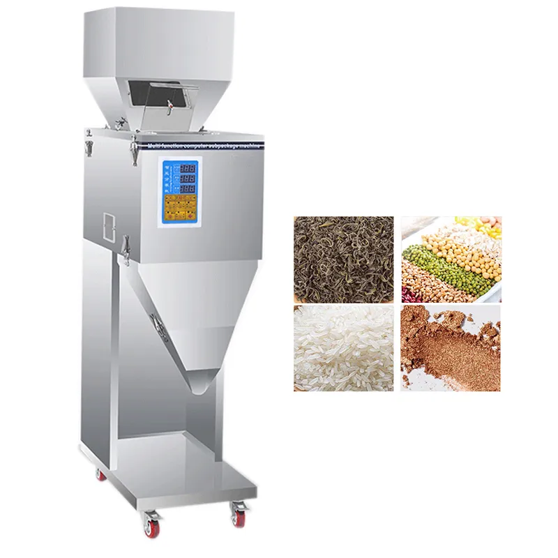 Automatic Granular Powder Grain Rice Weighing Packing Machine Seeds ...