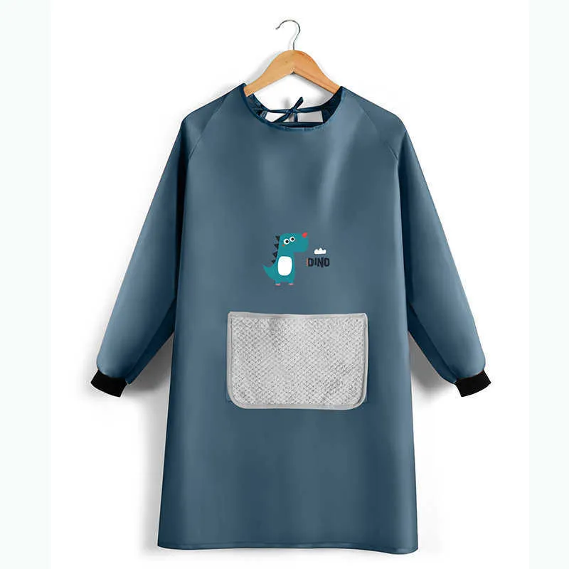 Aprons For Women, Waterproof Aprons: Long Sleeved Kitchen Overall With ...