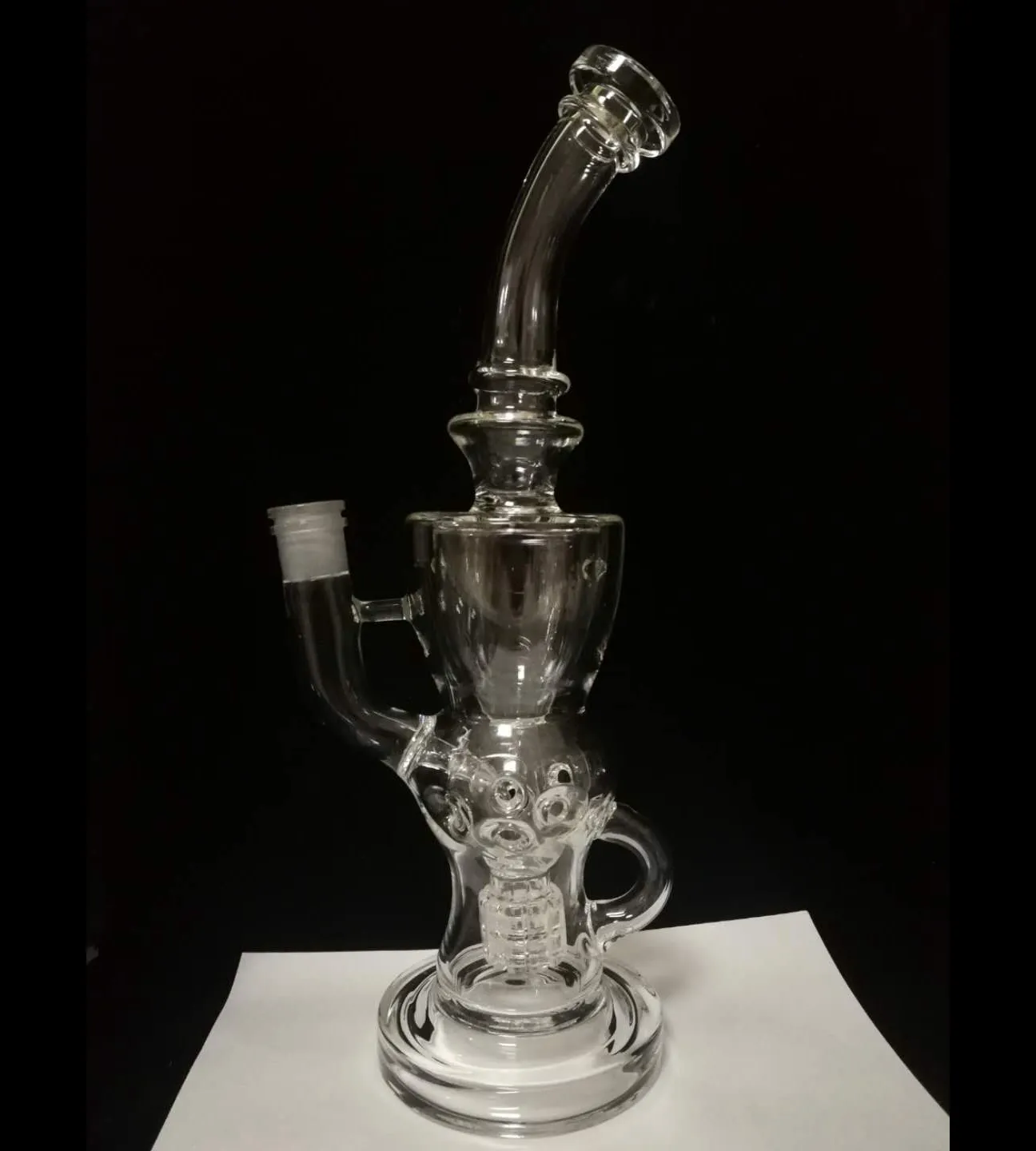 Wholesale Exosphere Glass Bong Recycler FTK Hookah With F Fab Egg ...