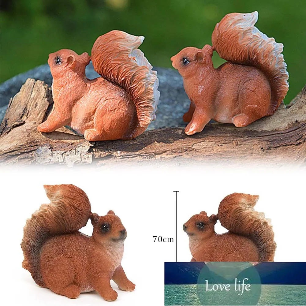 Micro Landscape Cute Squirrel Miniature Figurines Fairy Garden ...