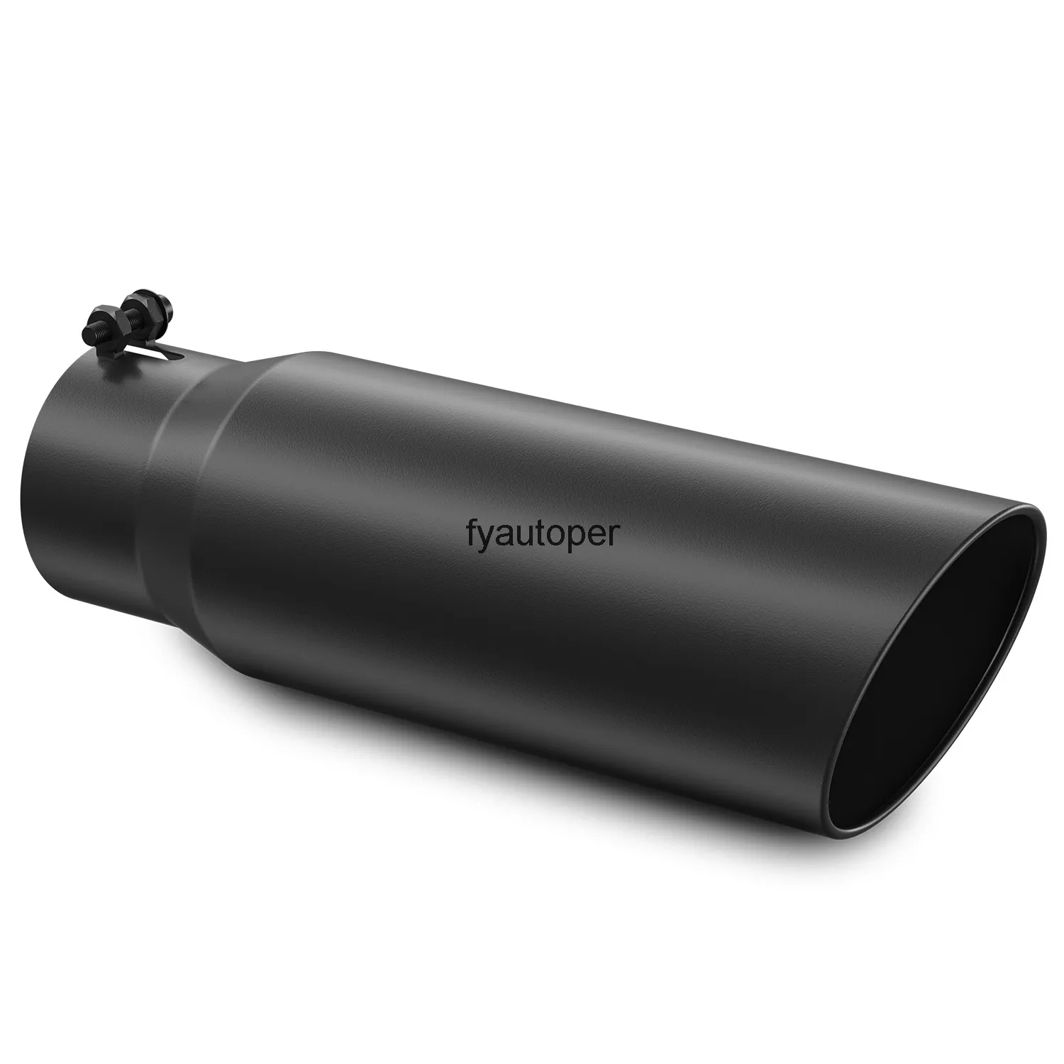 3 Inch Stainless Steel Exhaust Tip - Universal Fit, Black Coated, with ...