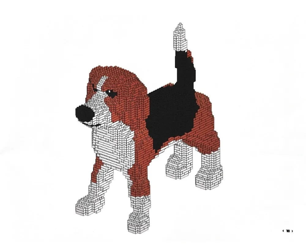 Mini Foxhound Dog Animal Building Blocks Fun Animal Gift For Adults ...