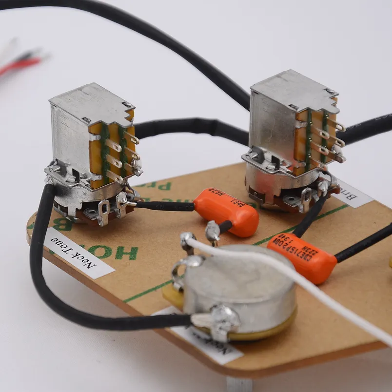 LP SG Pre Wired Electric Guitar Pickups Kit With CTS & Alpha Push Pull ...