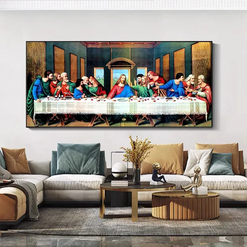 Pintura Famosa La Última Cena, Pósteres E Impresiones Artísticos, Pintura En Lienzo, Cuadro De ...