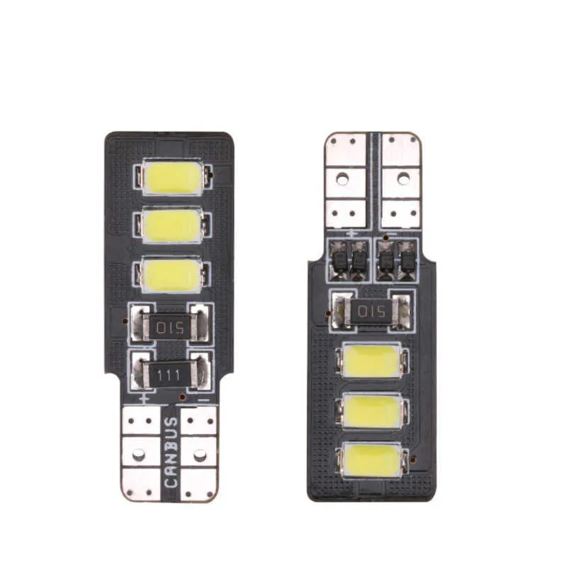 10x T10 LED Bulbs: Super Bright White, Ideal for Car, Motorcycle ...