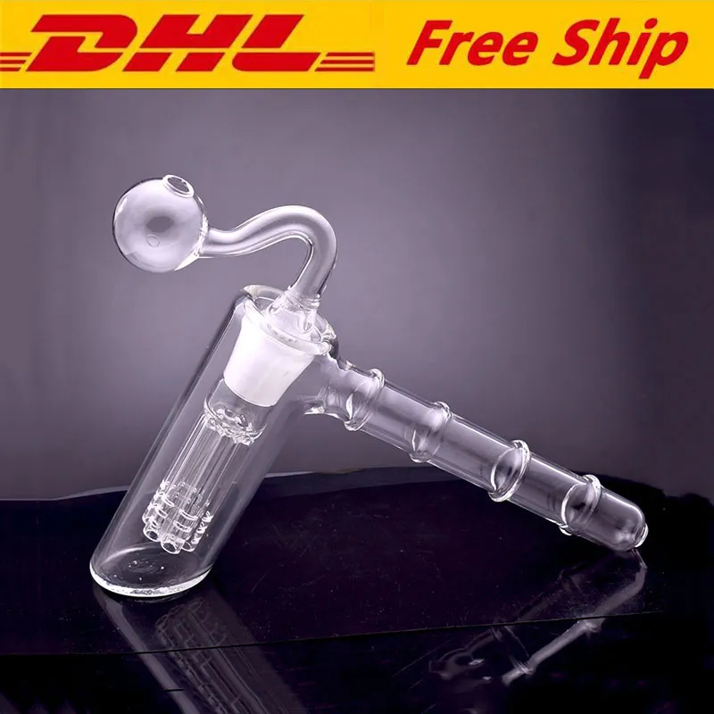 Hammer Bubbler 6 Tree Arm Perc Water Pipe Glass Hand Smoking Tobacco ...