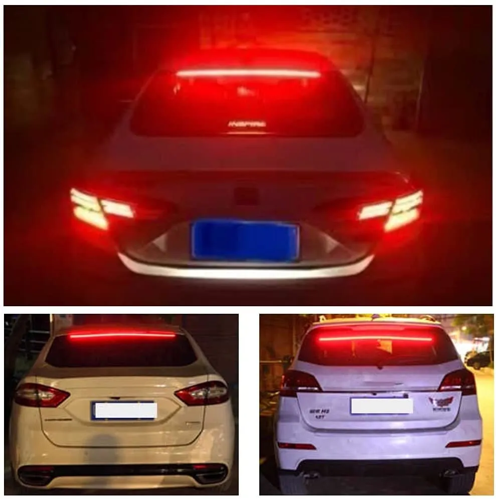 LED Third Wireless Brake Lights Strip Bar Sequential Turn With Signals ...
