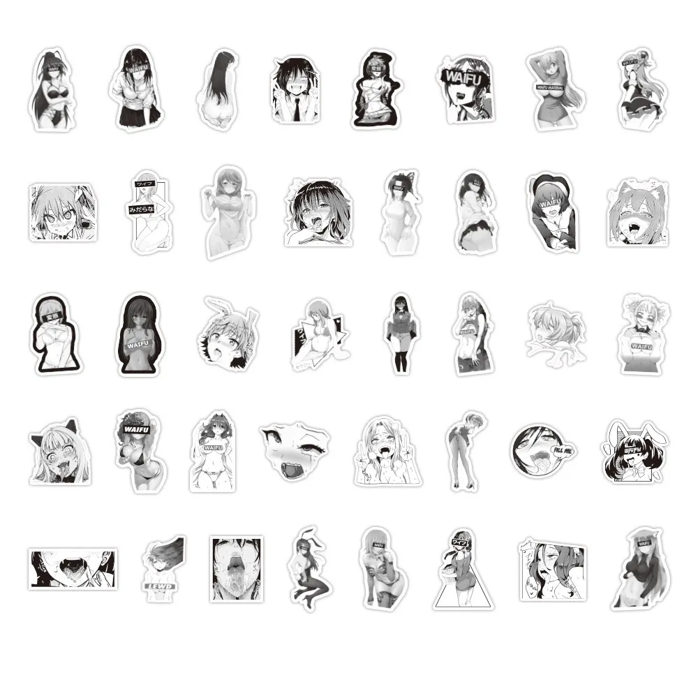 Anime Pinup Girl Hentai Waifu Cute Stickers For Journal 10 50 For