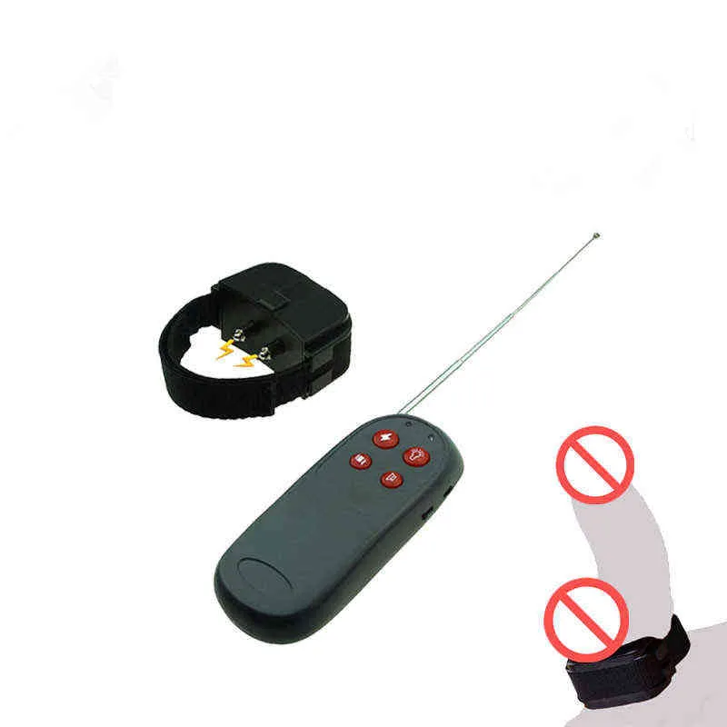 NXYCockrings Electric Cock Shock Pulse CBT Penis Ring For Men Testicles ...