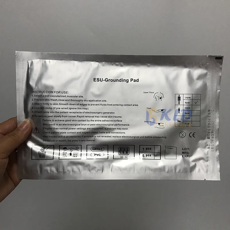 Unipolar Bipolar ESG Grounding Pad With Negative Plate For K Beauty Spa ...