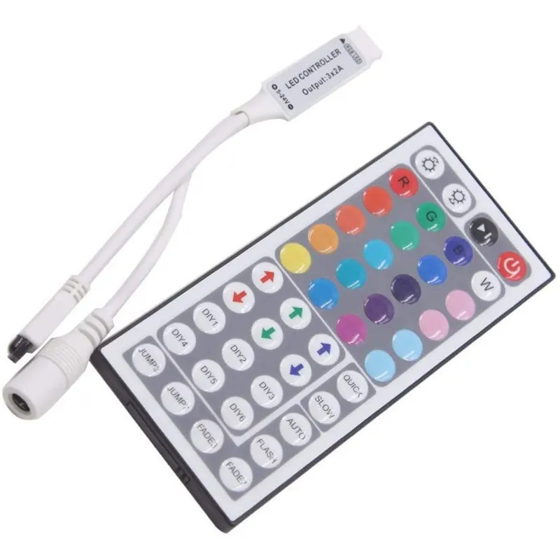 44 Key LED Infrared Led Strip Music Controller For SMD3528 5050 ...