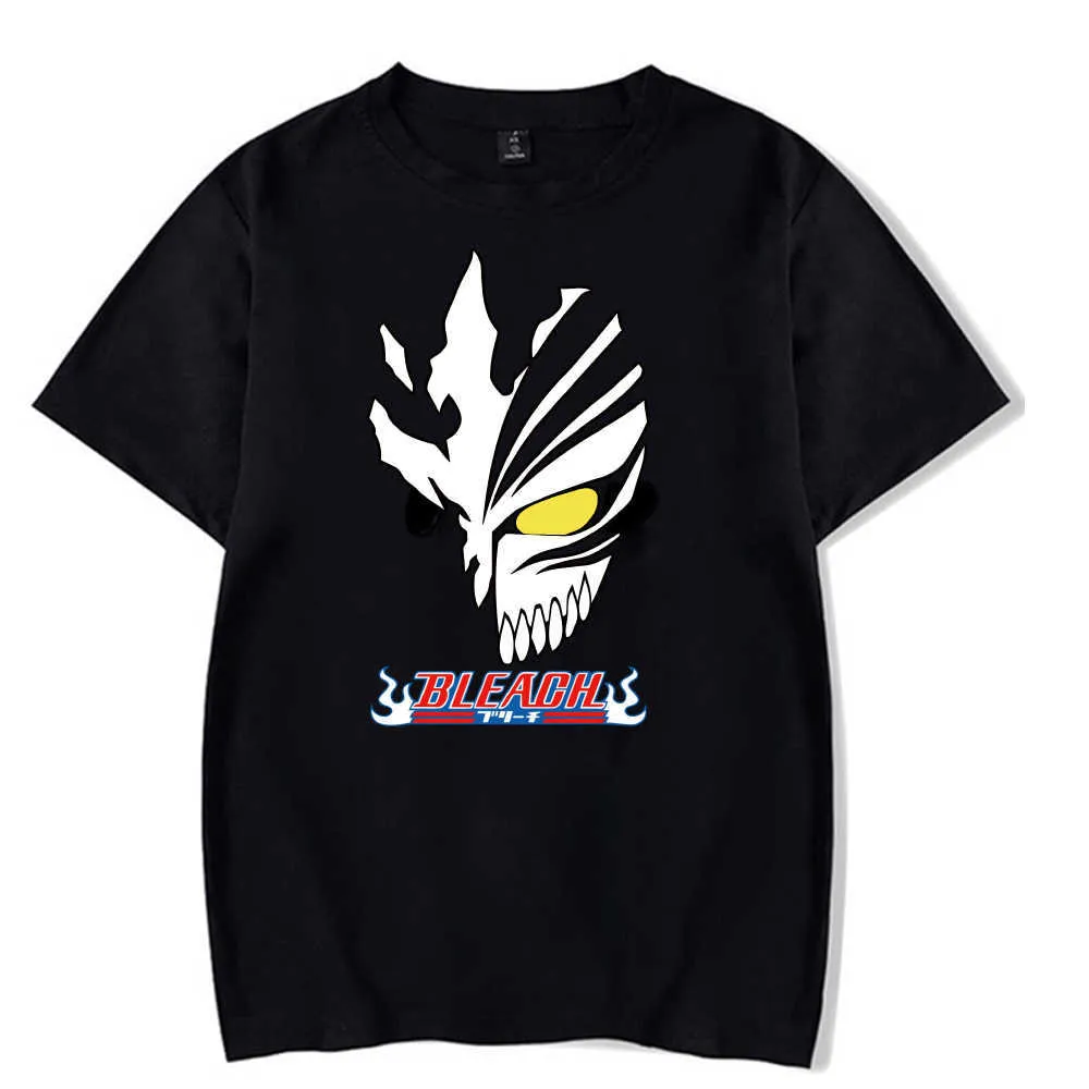 Bleach Anime T-Shirt, O-Neck, Loose Fit, Casual Fashion Print, Man ...