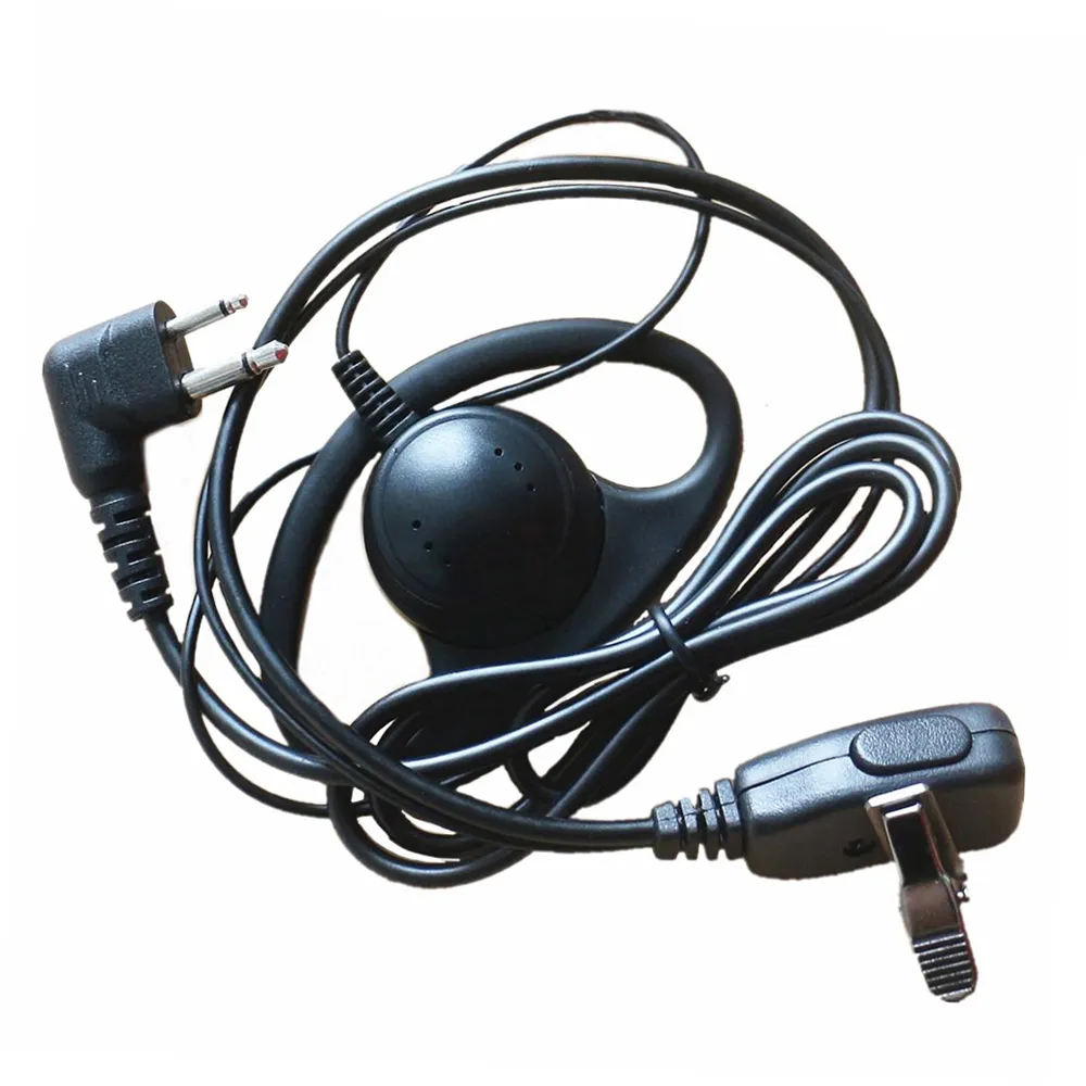Mobile Earpiece With D Shape Headset & Mic Clear Audio For Two Way ...