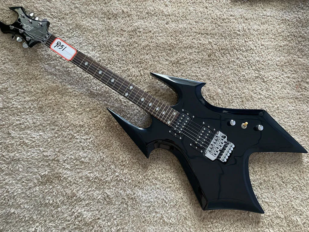 X Type Electric Guitar: Double Shake, Bat Shaped, Black Light, Pro ...
