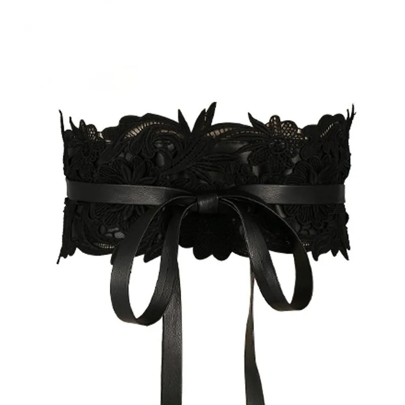 Stylish Black Lace Belt For Women Perfect For Dresses Weddings And Shirts From Johnsalmons