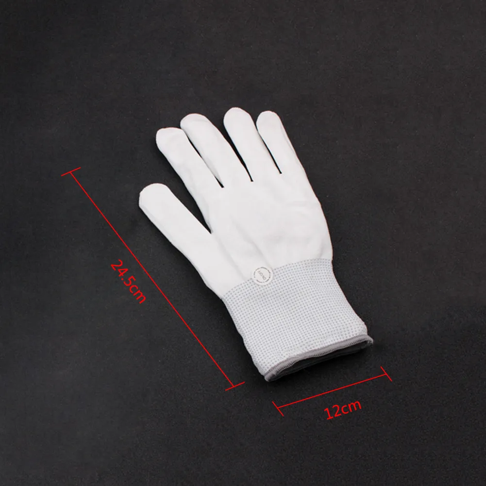 LED Rave Gloves Luminous Flashing Skull Gloves Halloween Party Costume ...