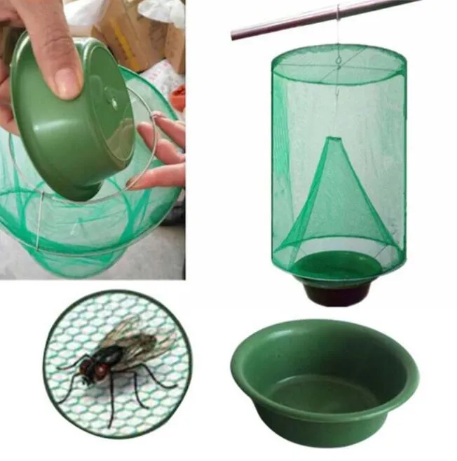 Fly Kill Pest Control Trap Tools Reusable Hanging Fly Catcher Killer ...