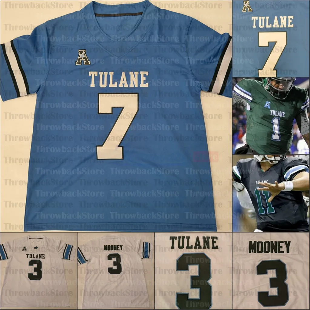 Custom Tulane Green Wave College Football Jersey - Malik Lawal, Amare ...