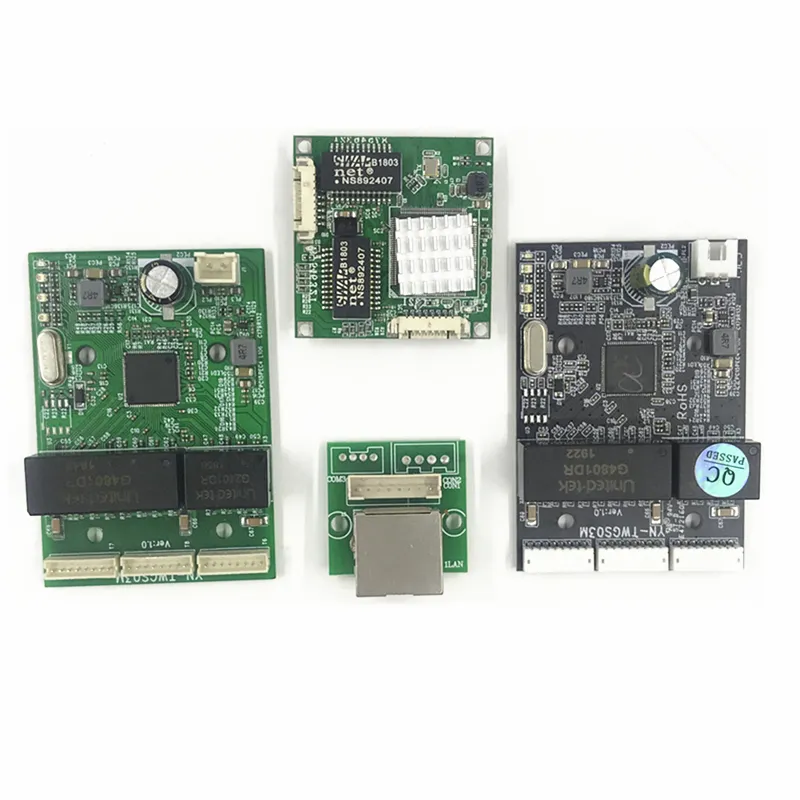 SMD Module LED Gigabit Ethernet Switch PCBA 3/4 Port 10/100/1000M ...