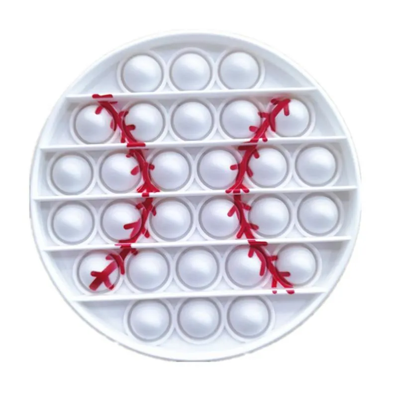 Wholesale Sports Baseball Push Silicon Fidget Toys For Adults With ...