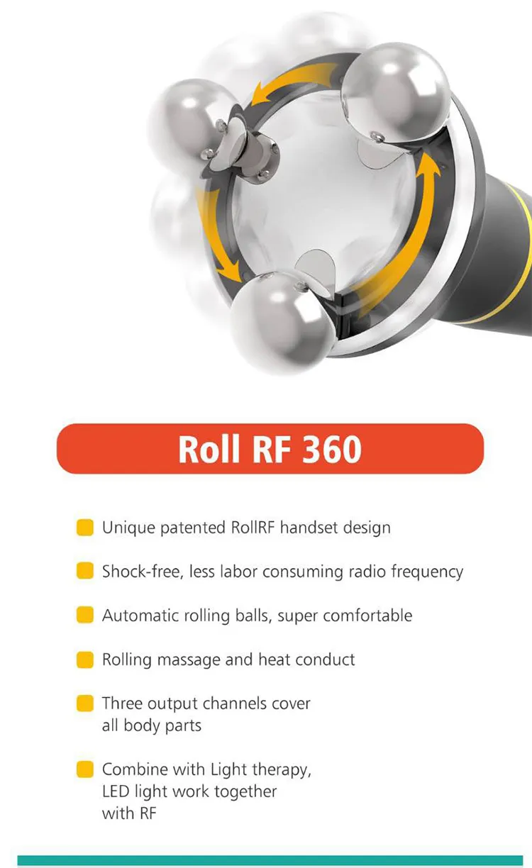 360 Roller RF Rolling Machine For Slimming, Cellulite Reduction ...