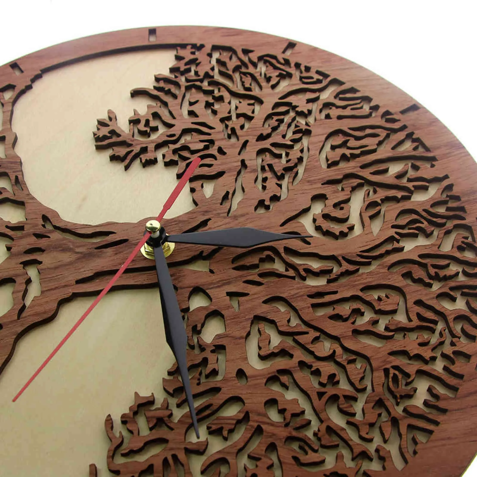 Yggdrasil Tree Of Life Wooden Wooden Wall Clock Flipkart Sacred ...