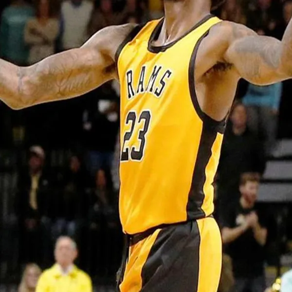 Custom College VCU Basketball Jerseys Vince Williams Jr. Adrian Baldwin ...