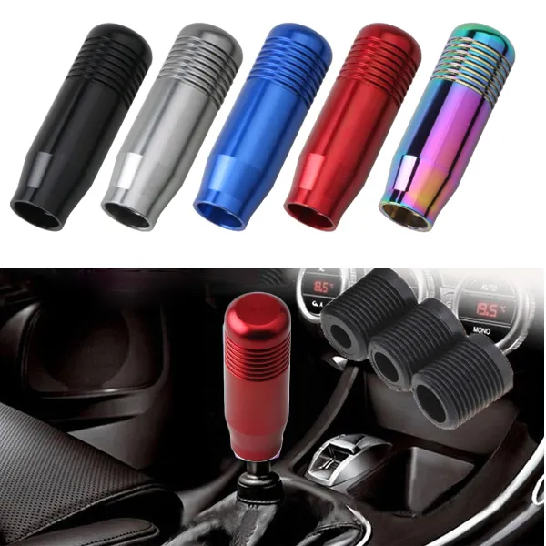 Universal Automatic Gear Shift Knob Short Aluminum Alloy Manual Car ...