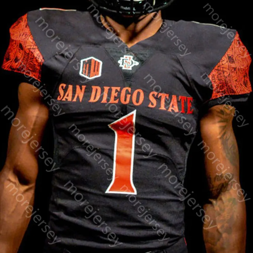 San Diego State Aztecs Football Jersey NCAA College Marshall Faulk ...
