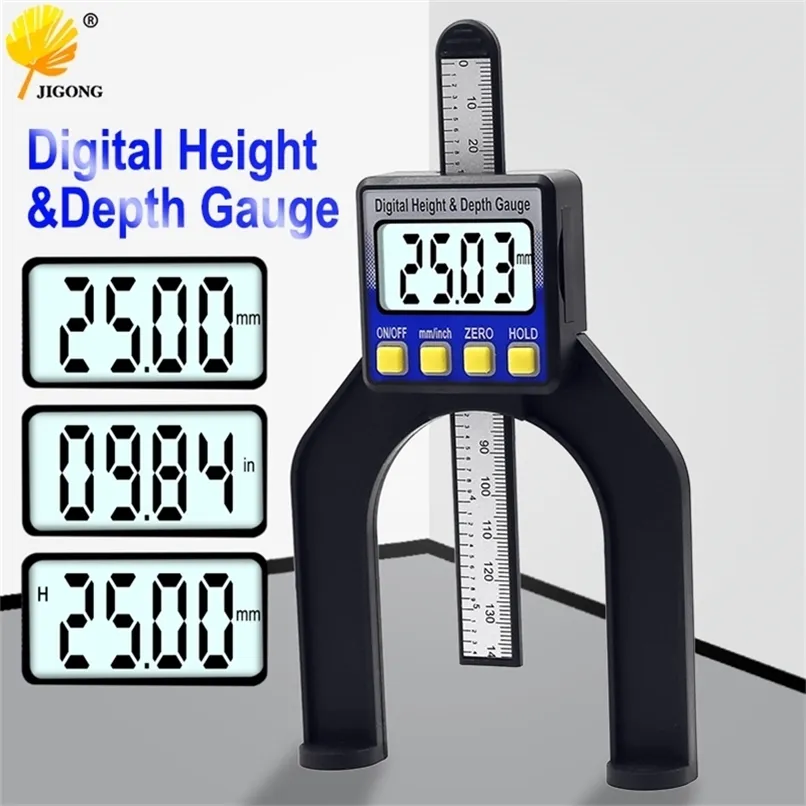Digital Depth Gauge - Magnetic Base, LCD Display, 0-80mm Aperture, Self ...