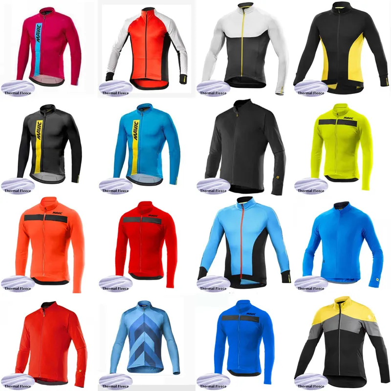 DHgate.com:Mens Winter Thermal Fleece Cycling Jersey, Long-Sleeved MTB ...