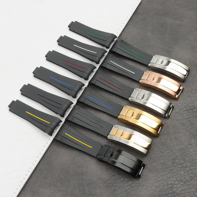 Watch Bands 20mm Role Special Rubber Strap Glidelock... From ...