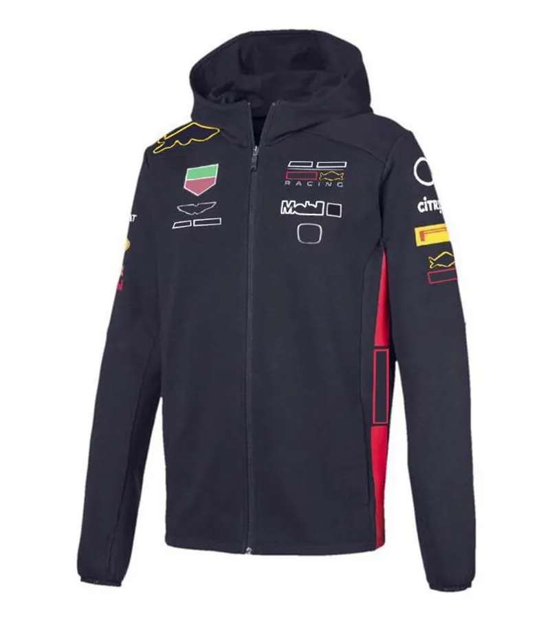 2021 F1 Team Hooded Jacket Mens Casual Workwear, Customizable Cashmere ...
