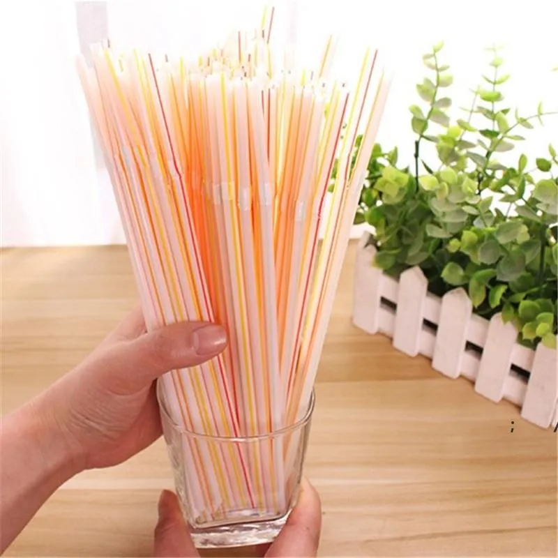 Disposable Curved Plastic Drinking Straw Cocktail Lounge Wedding ...