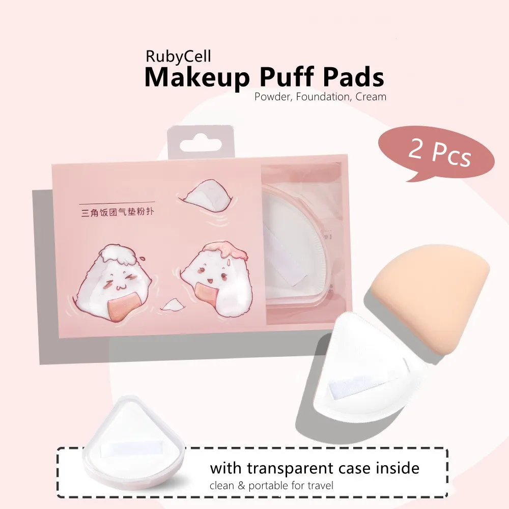 Rubycell Airy Fit Dough Puffs For Foundation And Powder Application Beauty Cosmetics Liquid ...