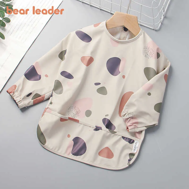 Baby Infant Cartoon Print Long Sleeve Bibs and Burp Cloths for 0-24 ...