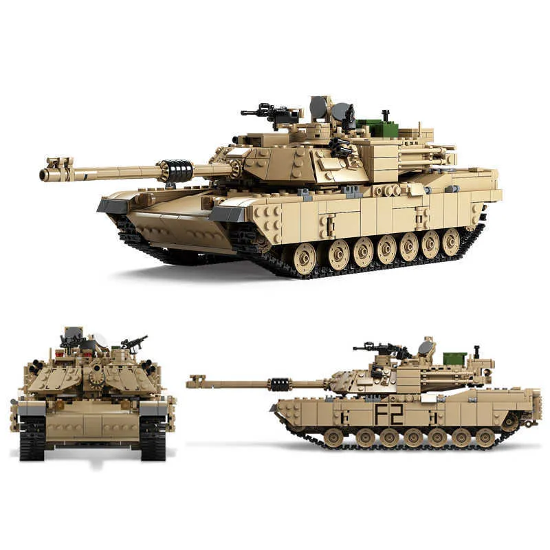 KY10000 Theme Tank Building Blocks DIY Creative Military Model Toys For ...