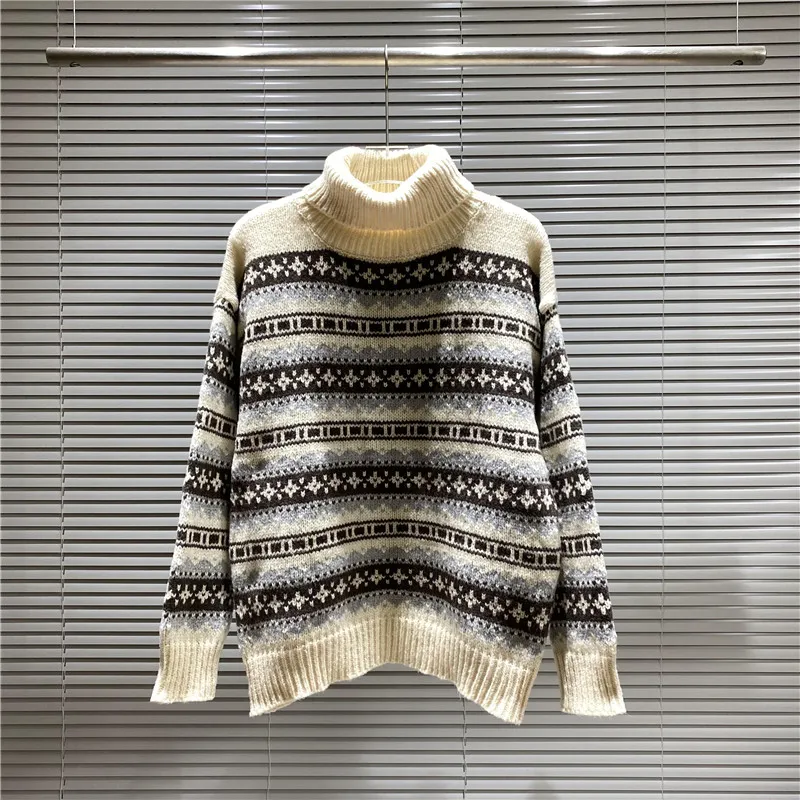 21ss Autumn/Winter Luxury Pullover Fashion Design Brand Sweater Long ...