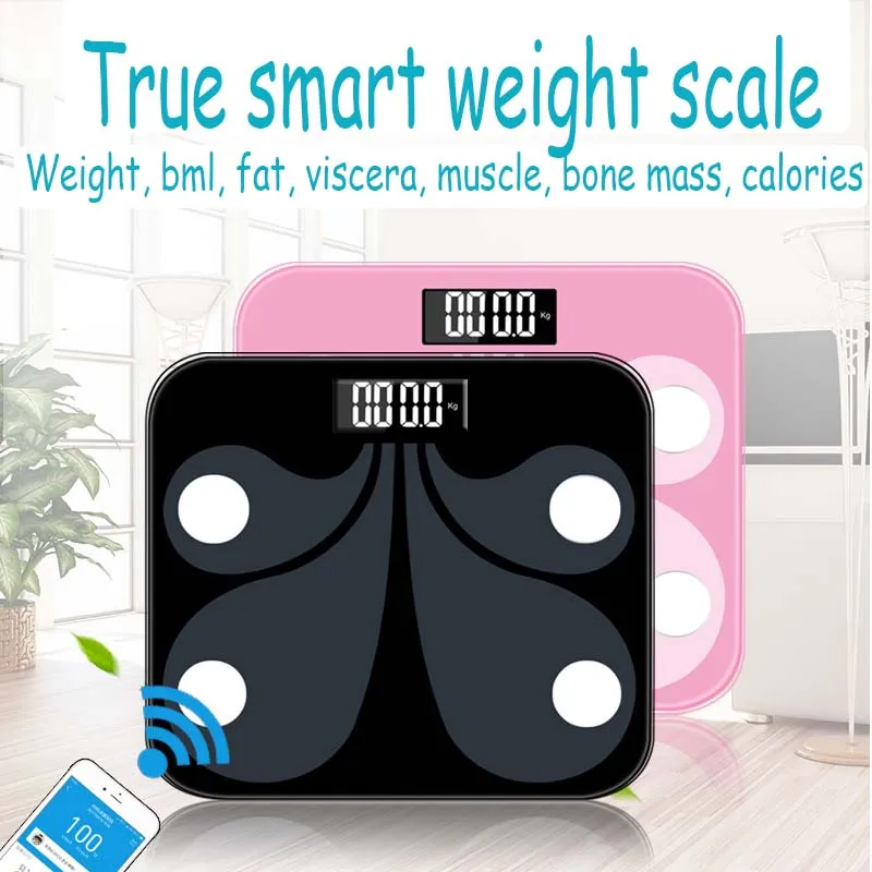 Smart Bluetooth Body Fat Scale - Accurate Digital Weight Scale, BMI ...