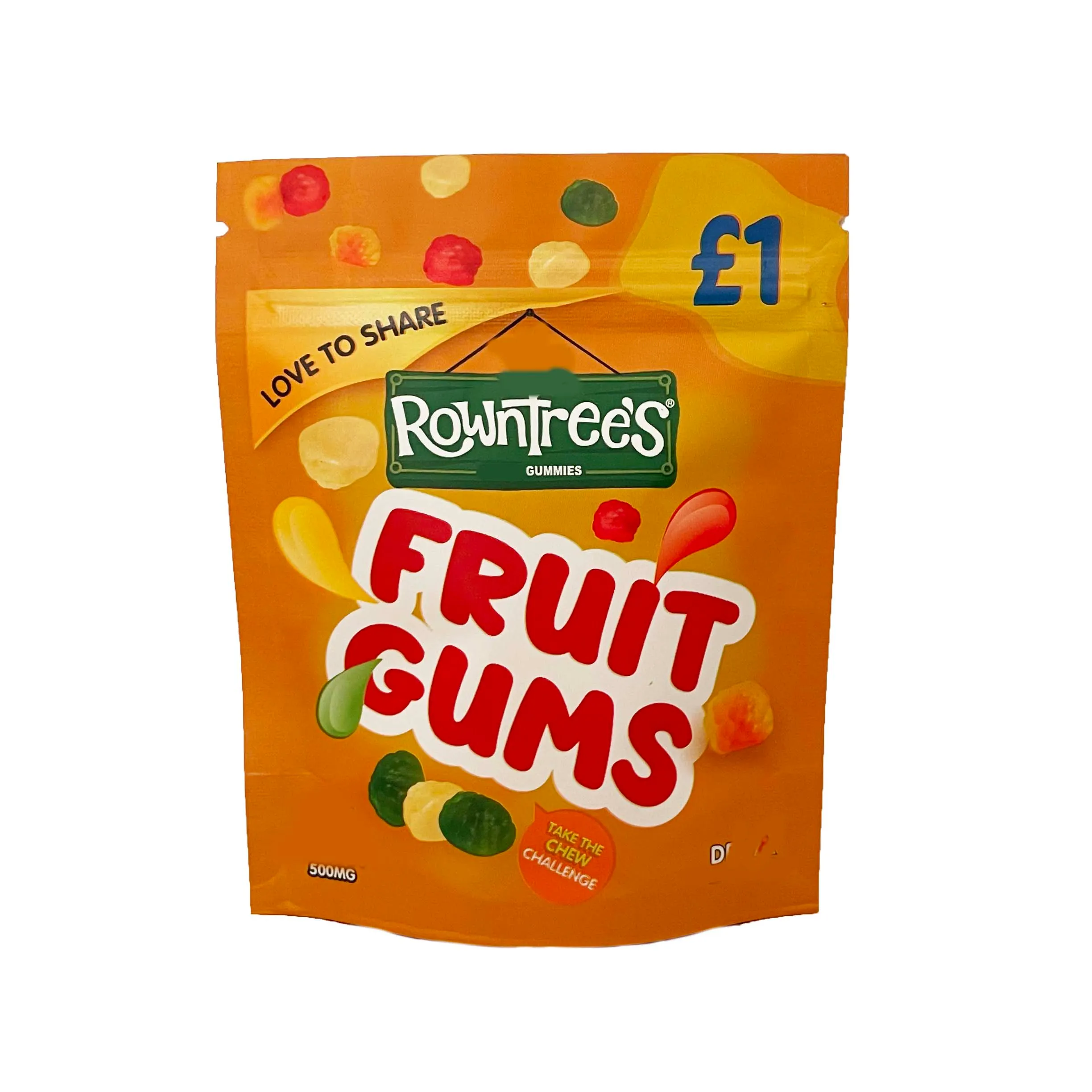 ₩125에서 Rownfrees Sour Gummies Edible mylar 포장 가방 랜덤 과일 껌 픽 믹스 젤리 로트 스탠드 ...