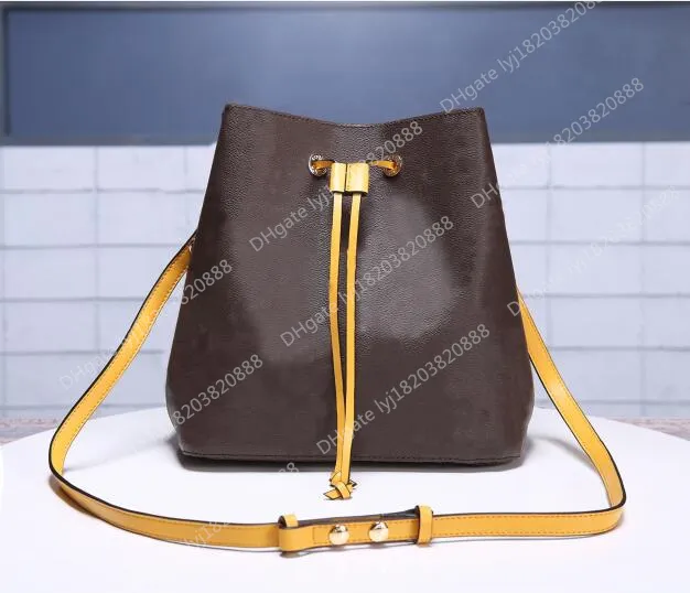 Luxury Designer NEONOE Bucket Bucket Shoulder Bag With Flower Purse ...