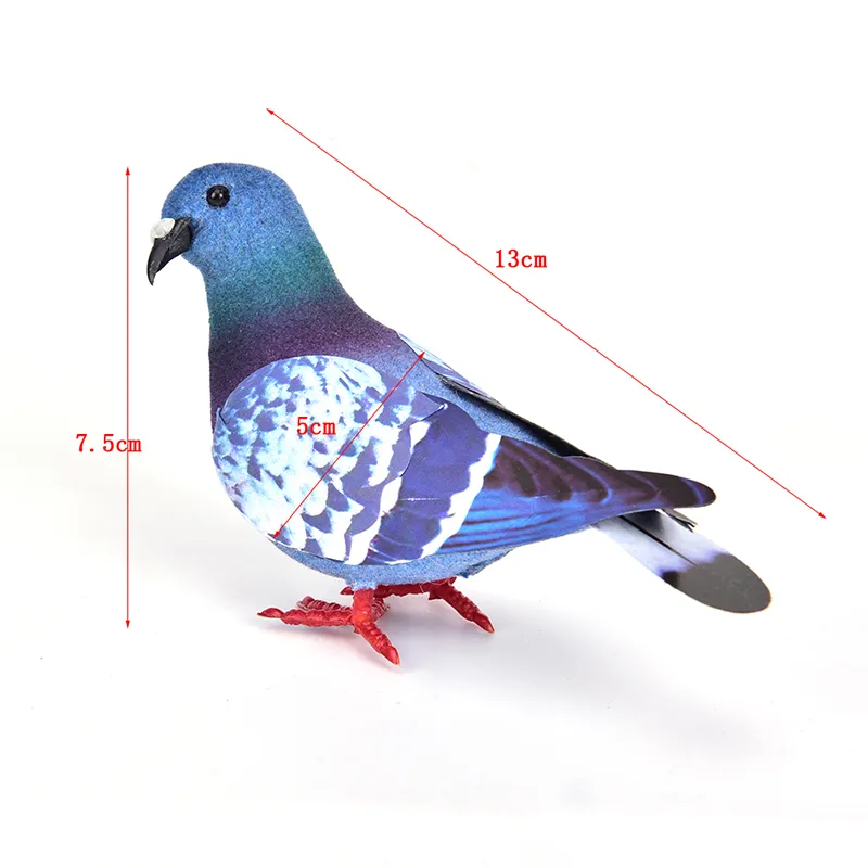 Simulation Foam Pigeon Model Fake Artificial Imitation Bird Animal Home ...