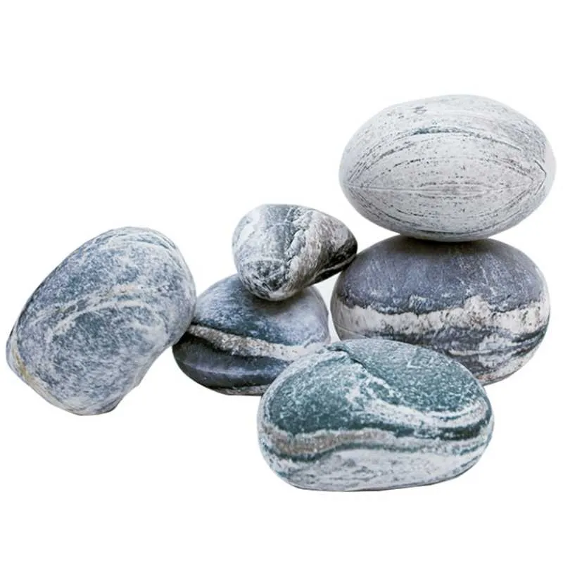 DHgate.com:Soft Plush Pebble Stone Pillow Toys, 6-Pack, for Childrens ...