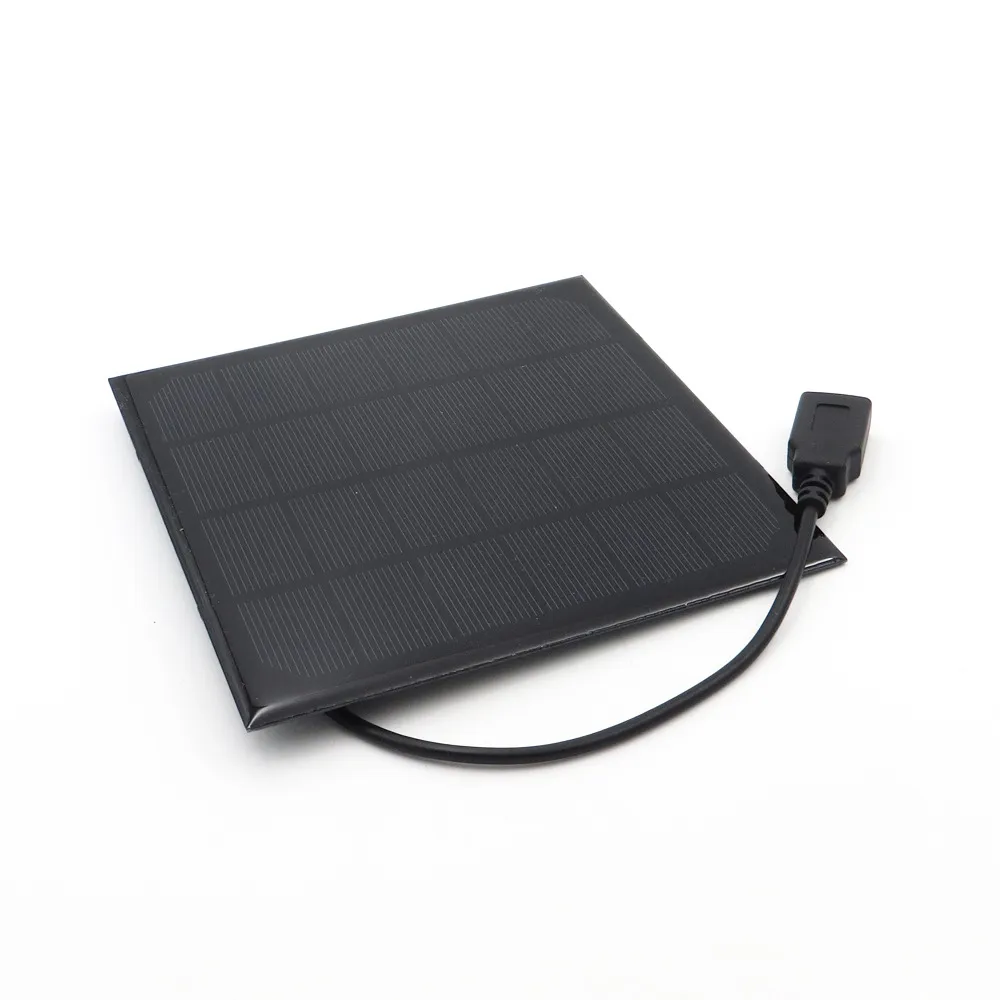 Portable 6W 6V Solar Charger - Outdoor Solar Panel Battery Power Bank ...