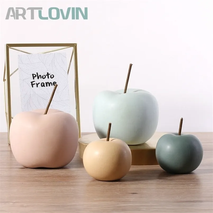 Modern Ceramic Apple Figurines: Creative Home Decor For Wedding & Special Occasions From Kong08 ...