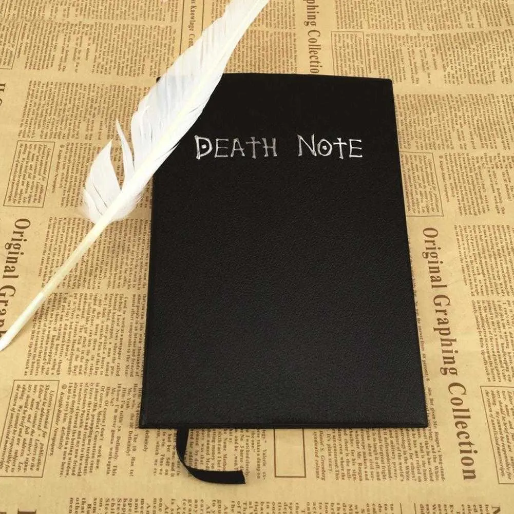 Wholesale Feather Death Notebook For Cosplay, Journaling, And Art Anime ...