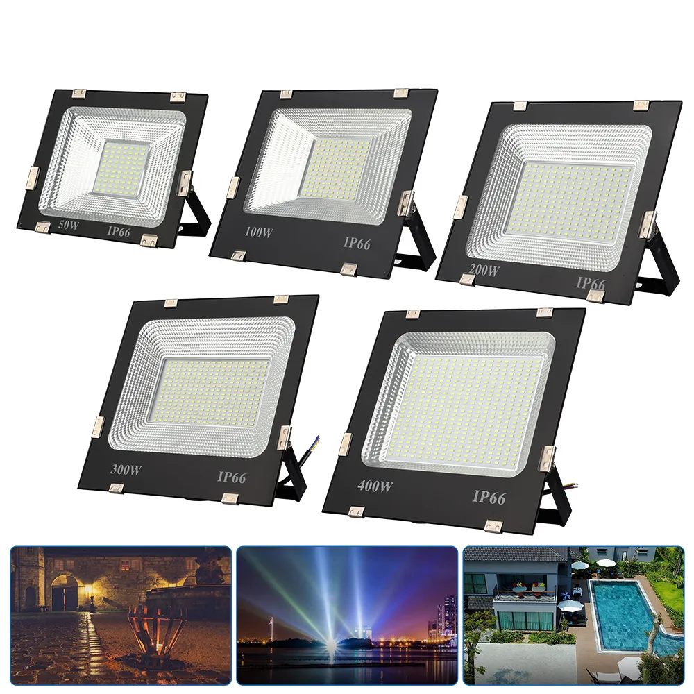 Powerful LED Floodlight 50W-400W - Outdoor Waterproof IP66 Spotlight ...