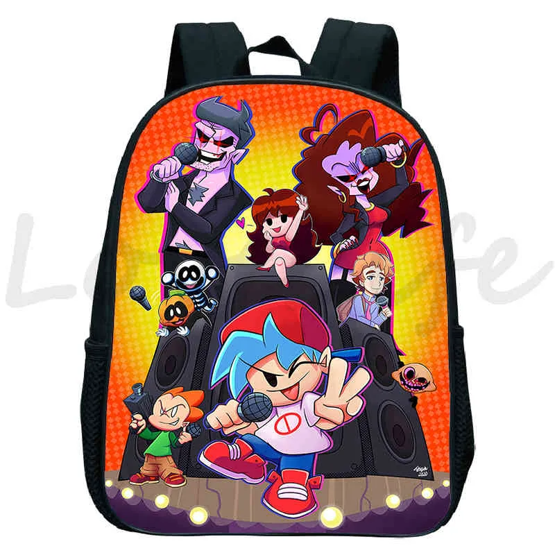 Friday Night Funkin Backpacks 3D FNF Jeu Prints Garçons Cartoon Boobag ...